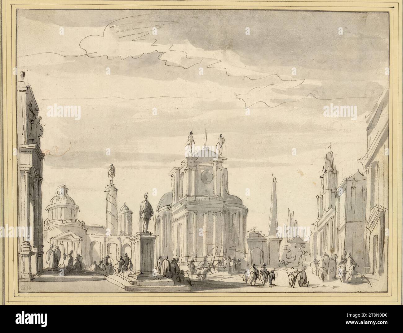 Red chalk drawing architecture hi-res stock photography and images - Alamy