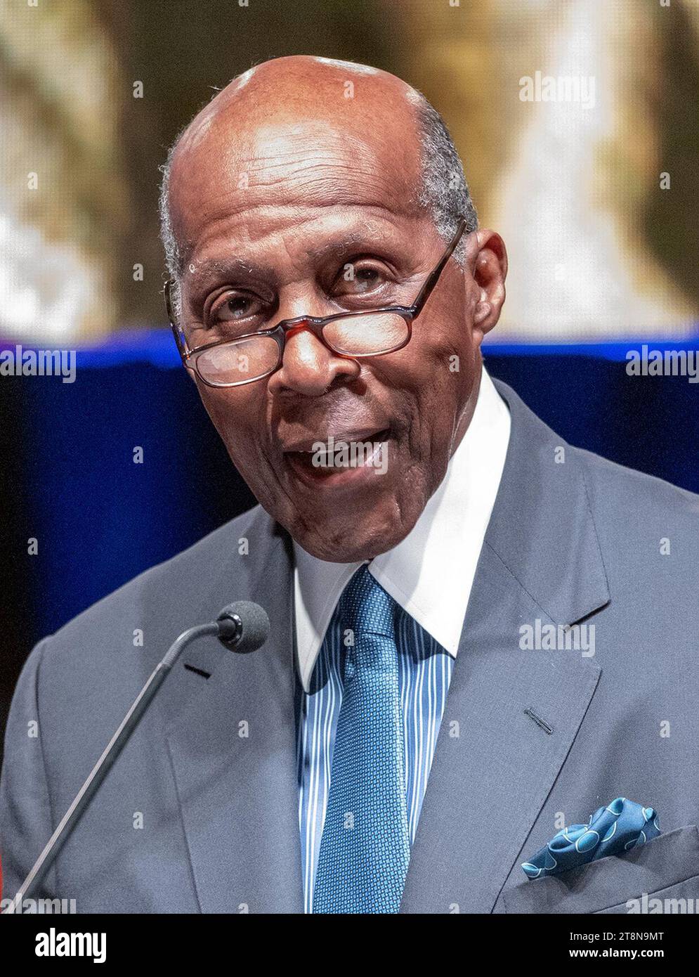 Vernon Jordan crop Stock Photo - Alamy