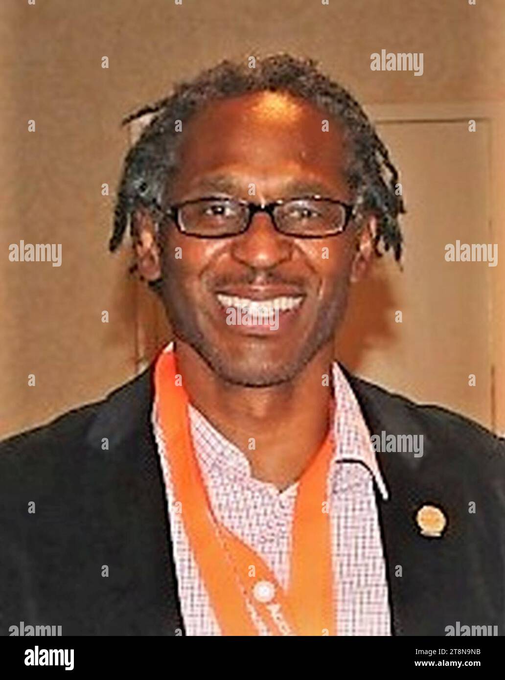 Vernon Morris at the Colour of Weather reception Stock Photo - Alamy
