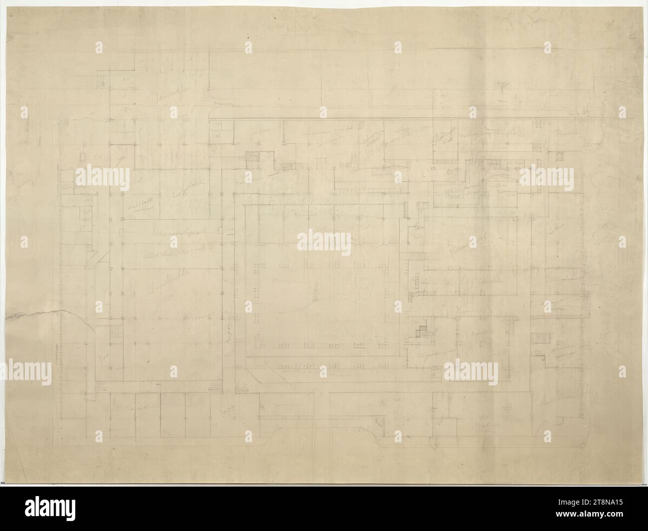 Grand Hotel Babylon, Nice, floor plan, basement, 1929, architectural ...