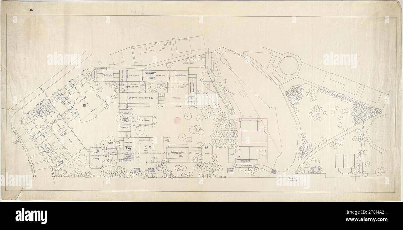 Military Exhibition Grounds, Site Map, 1916, Architectural Drawing ...
