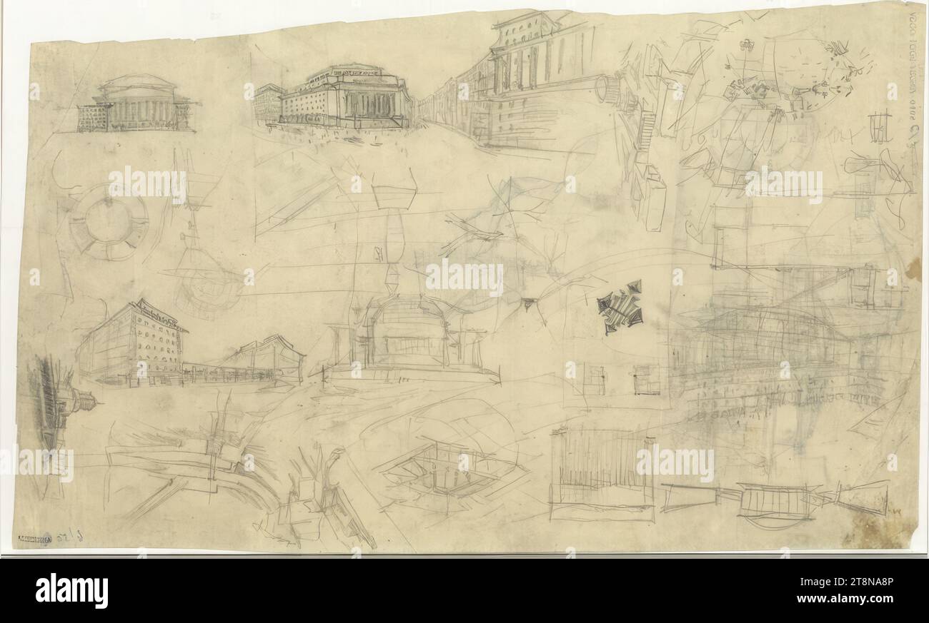 City regulation plan, Vienna, inner city (plan of Vienna), Karlsplatz ...