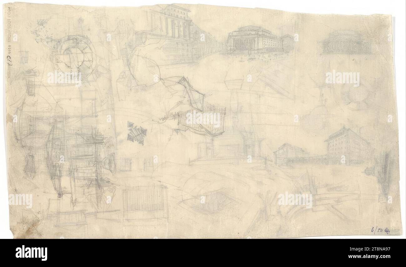 City regulation plan, Vienna, inner city, (plan of Vienna), Karlsplatz ...