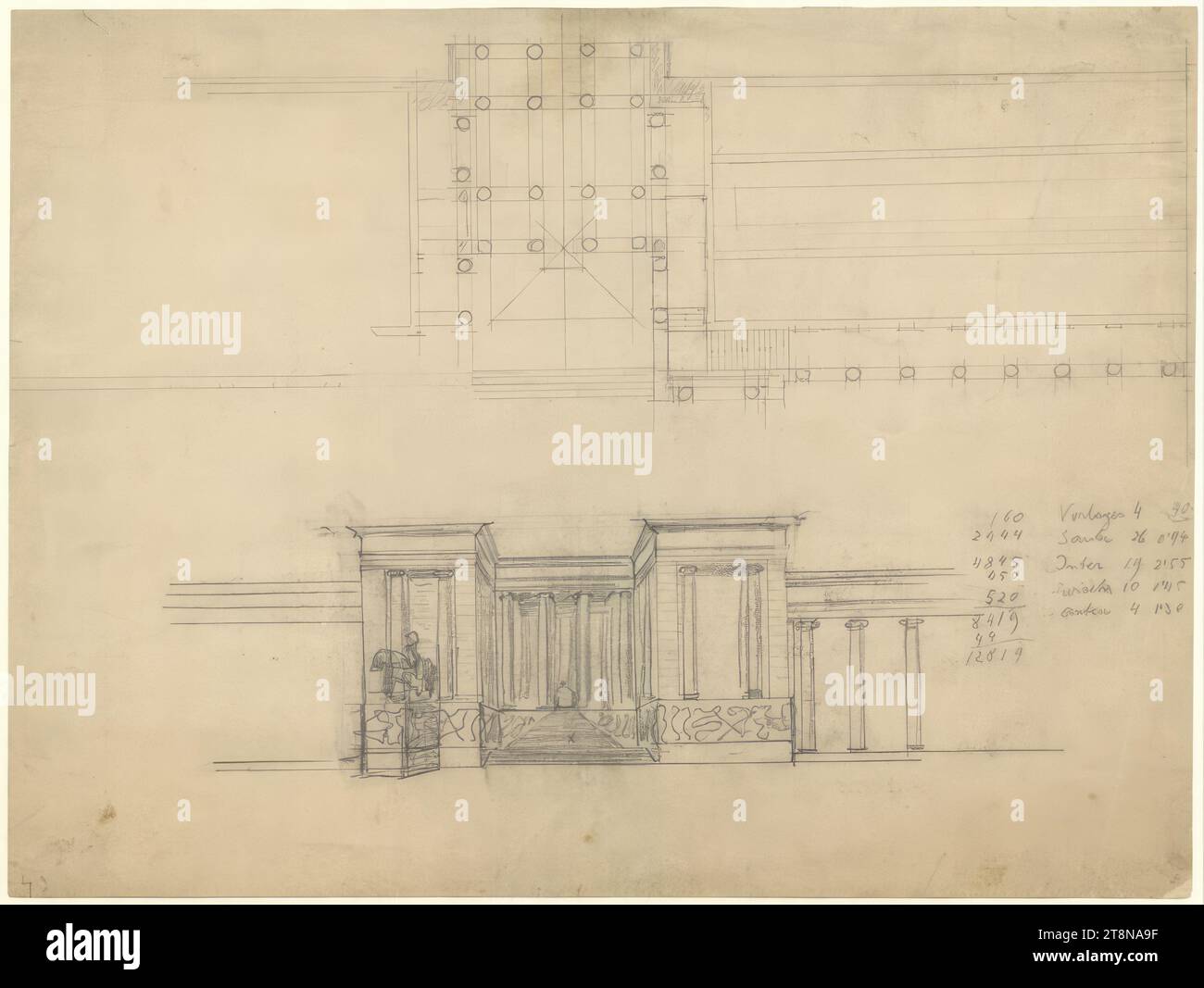 Development of the horticultural grounds, Vienna I., Parkring, ground ...
