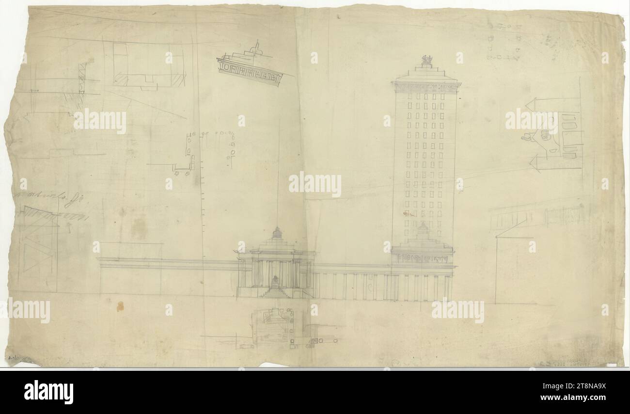Development of the horticultural grounds, Vienna I., Parkring, details ...