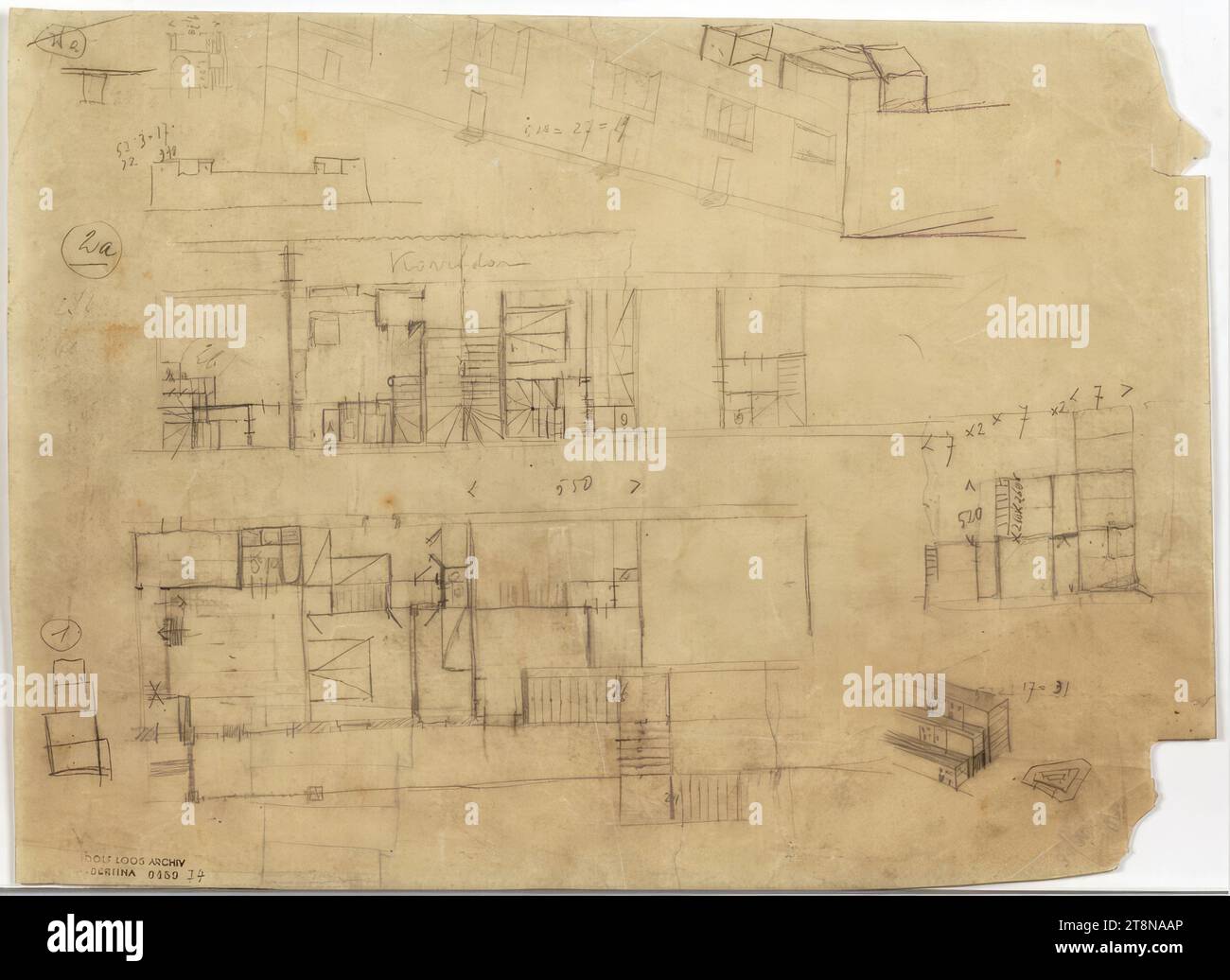 Winarskyhof (today: Otto-Haas-Hof), Vienna XX., thoroughfare, floor ...