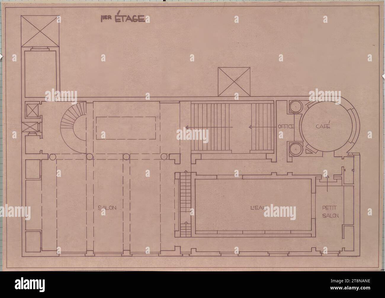 Josephine Baker House, Paris XVI, Avenue Bugeaud, France, floor plans ...