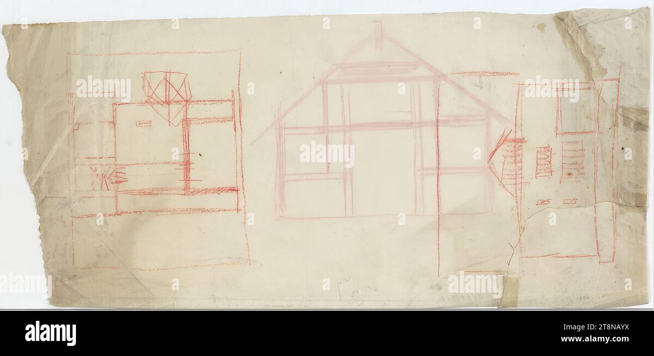 Country house for Leo Prince Sapieha, villa with pitched roof, floor ...