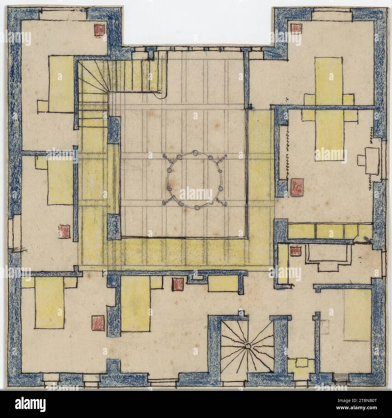 Country house for Leo Prince Sapieha, villa with pitched roof, ground ...