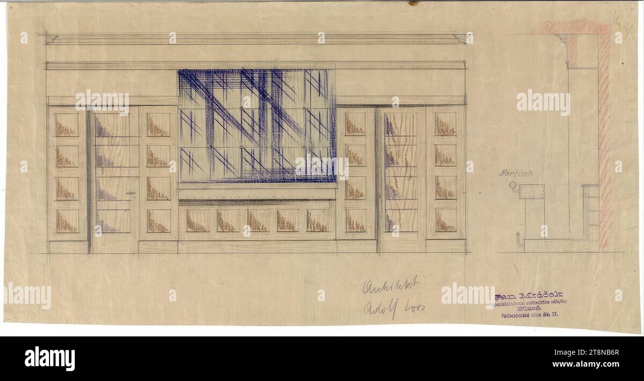 Banquet hall of the Pilsen Automobile Club, Pilsen, Czech Republic ...