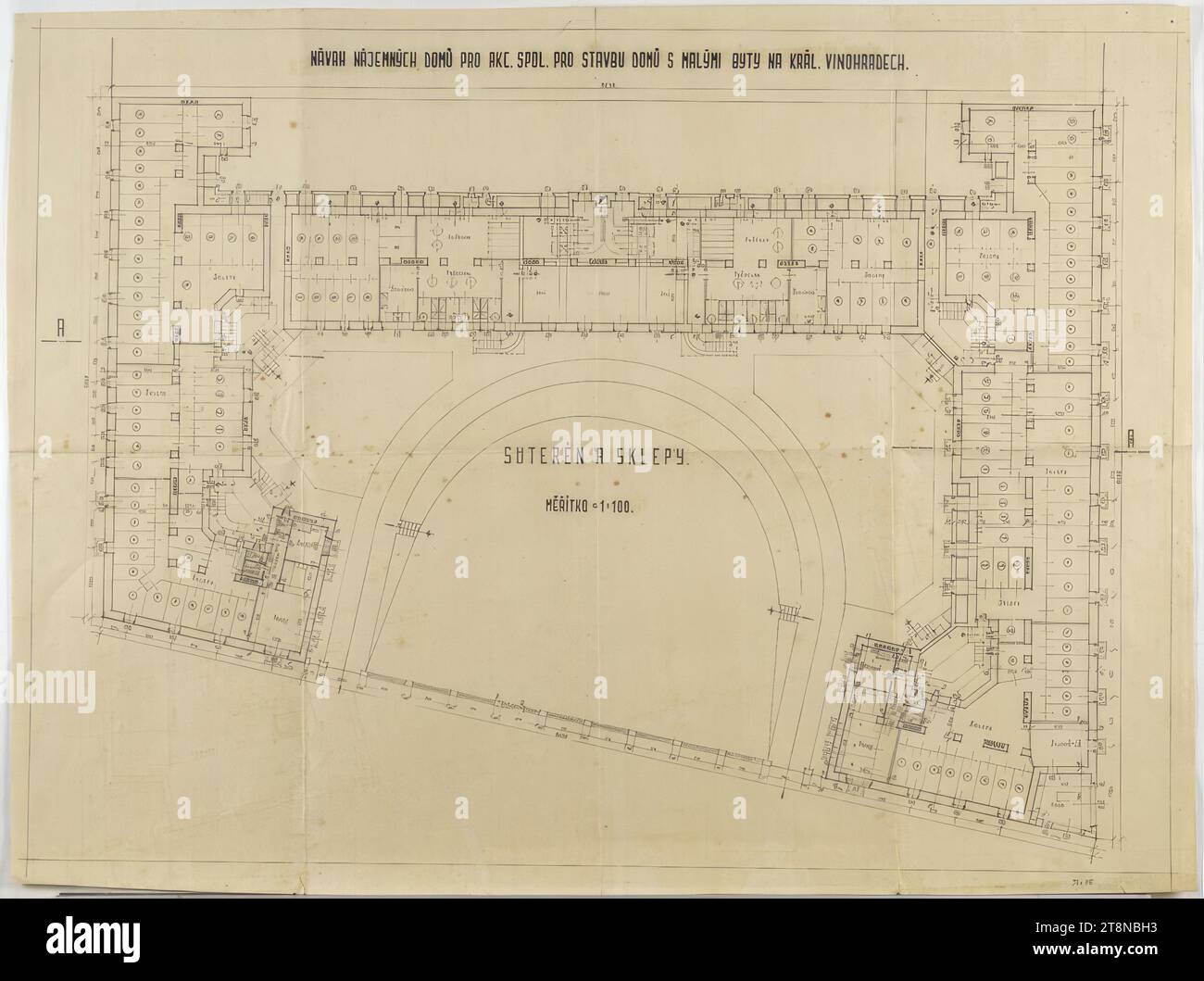 Apartment building, Prague, In the Vineyards, Czech Republic, 1st ...