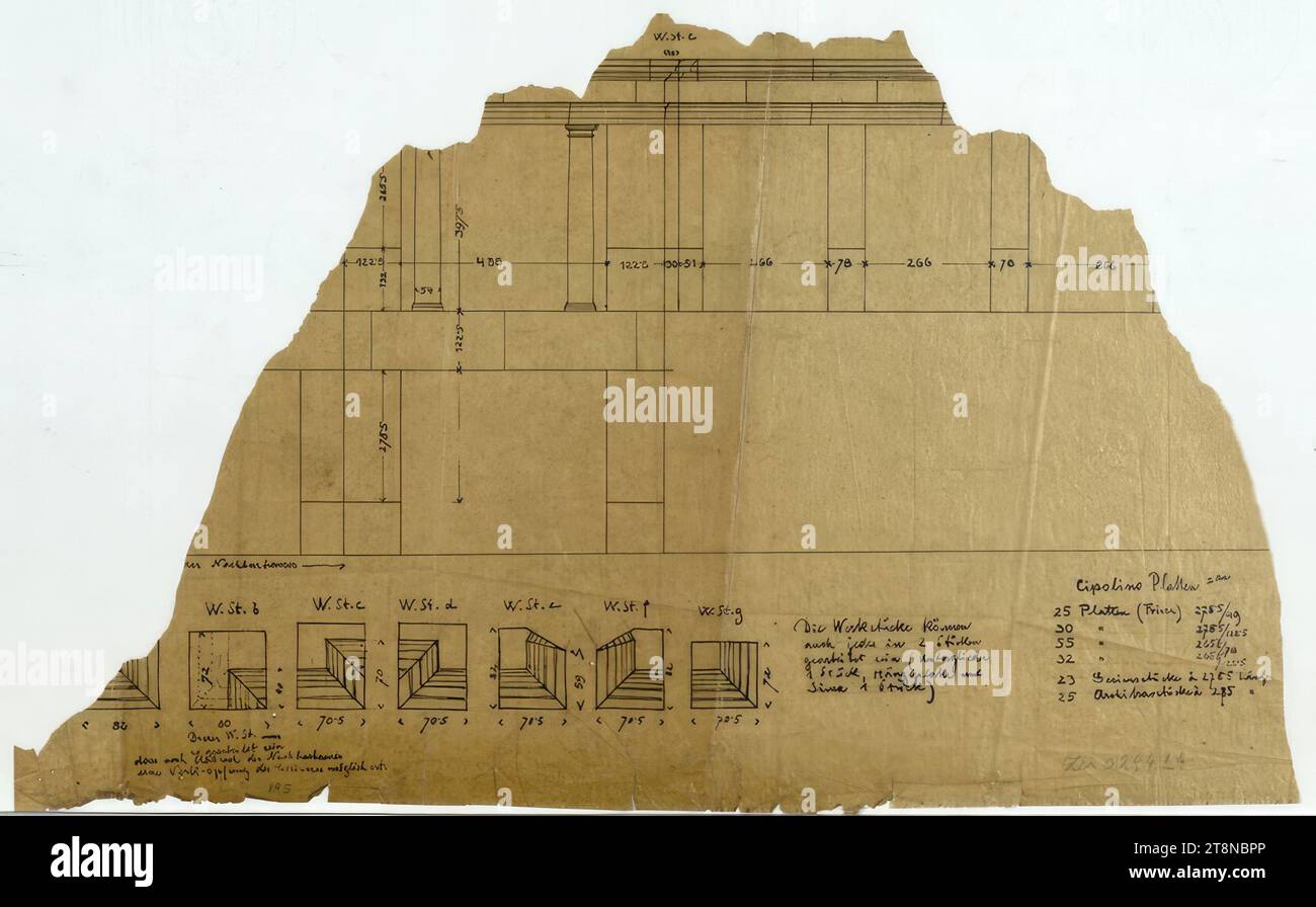 Stonemasonry drawing hi-res stock photography and images - Alamy