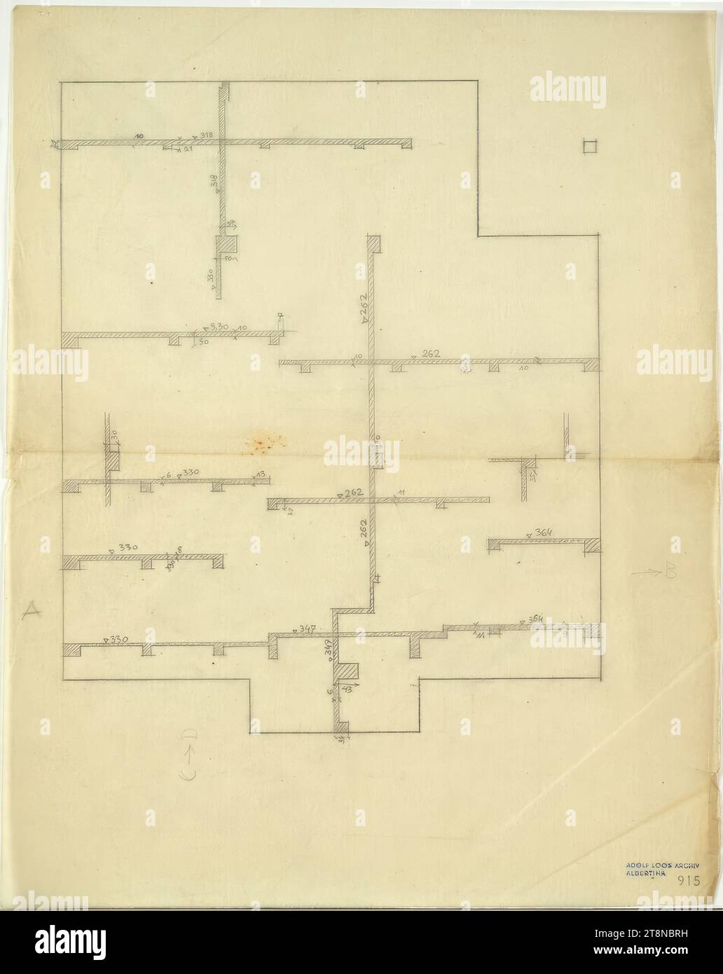 Haus Hans und Anny Moller, Vienna XVIII., Starkfriedgasse 19, ground ...