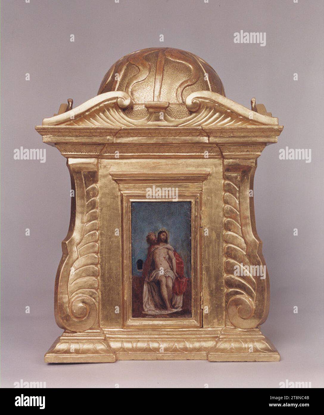 Veronese - Polyptych in Vrboska, Front side of the tabernacle, after ...