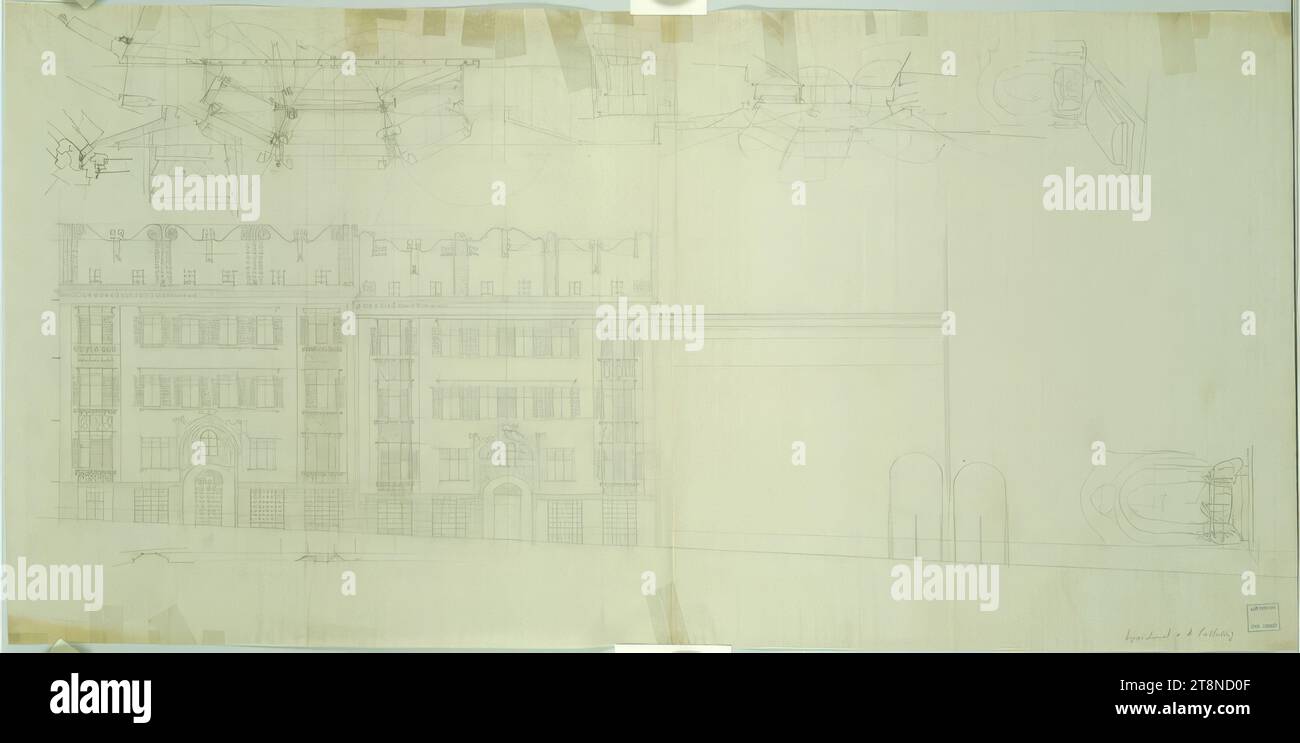 Vienna-Döbling, houses at Silbergasse 32, facade elevation, Alfred ...
