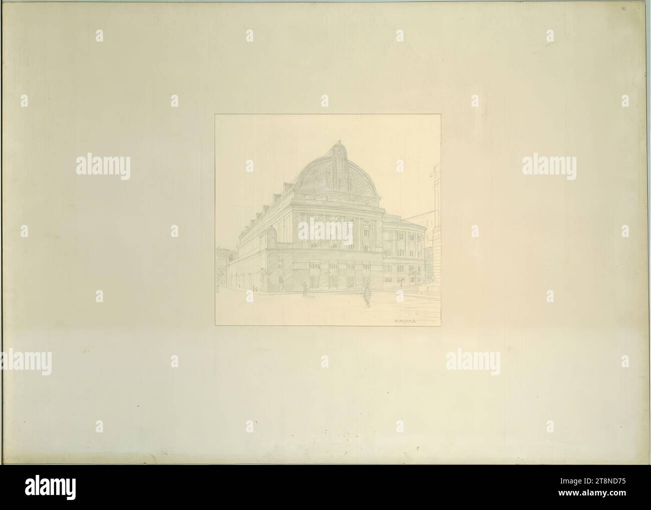 Karlovy Vary, Municipal Kurhaus, competition design 'Eroica ...