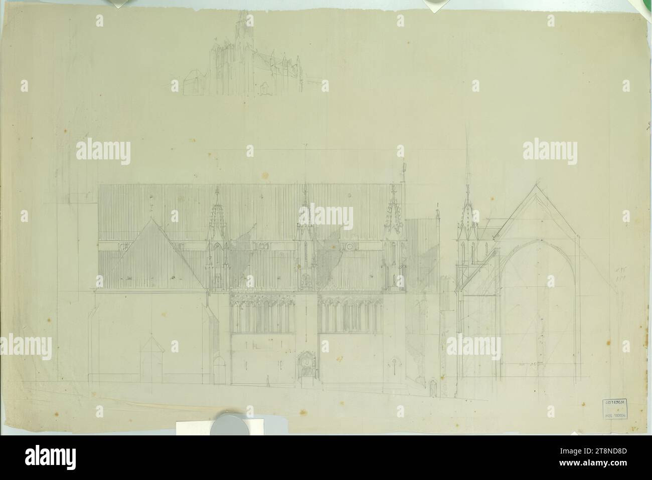 Vienna-Penzing, extension of the parish church of St. Jakob, design ...