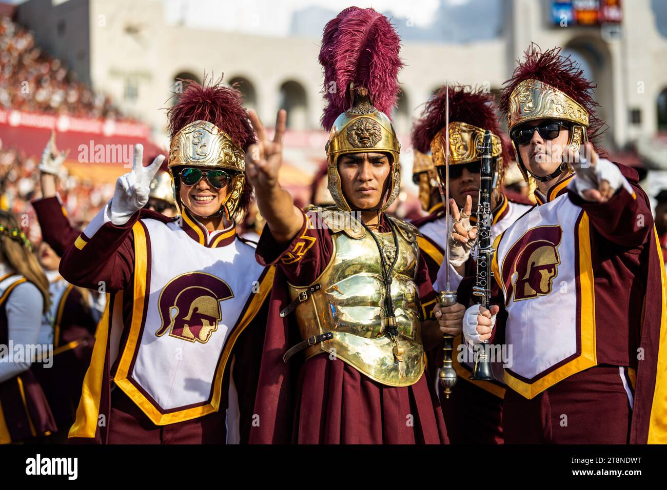 Los Angeles, United States. 18th Nov, 2023. Trojan band member and ...