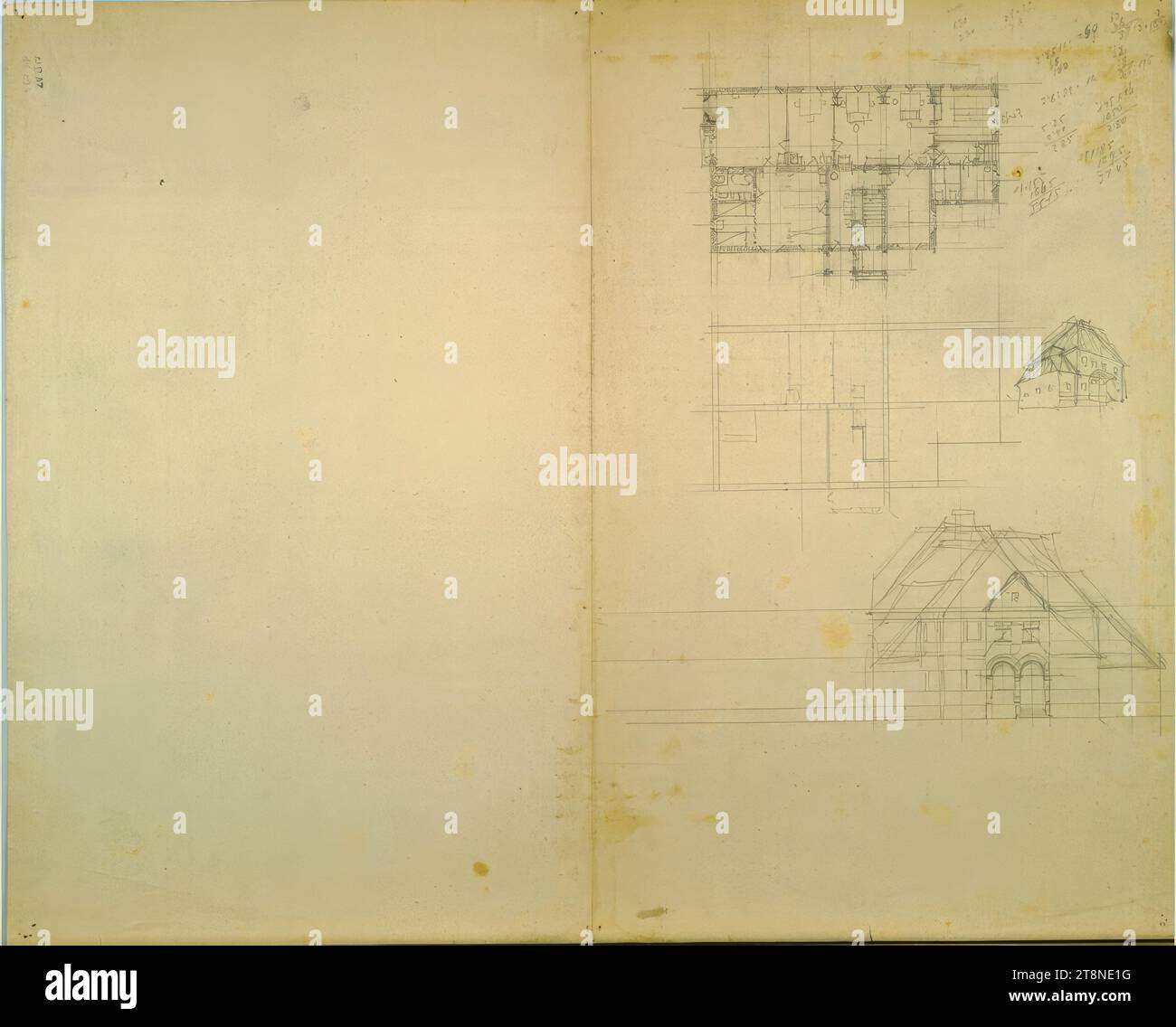 Rehberg, residential and office building Georg Grabner, ground plan ...