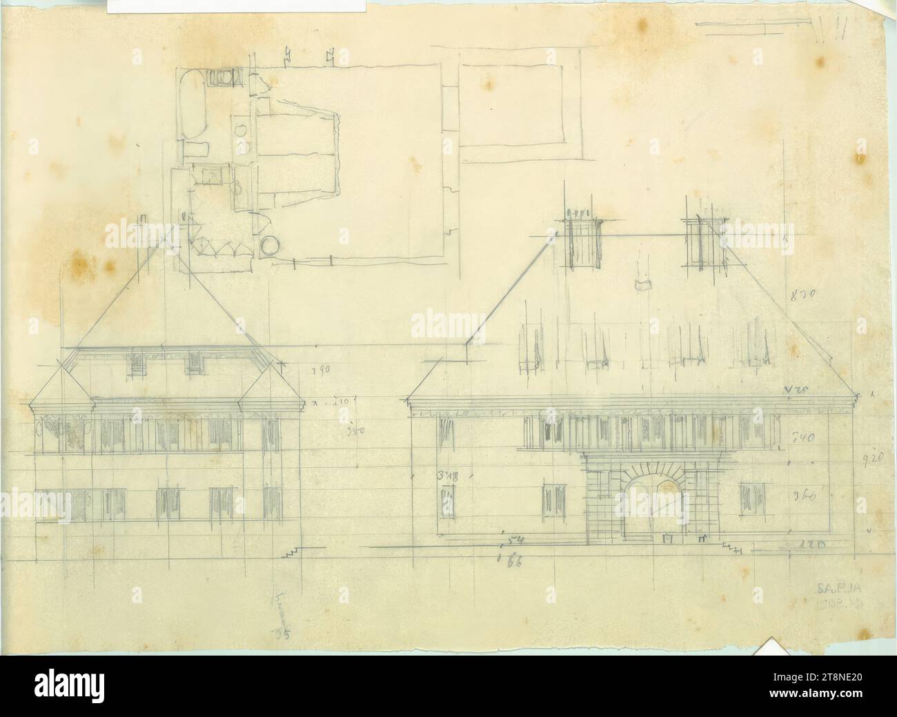 Rehberg, residential and office building Georg Grabner, facade views ...