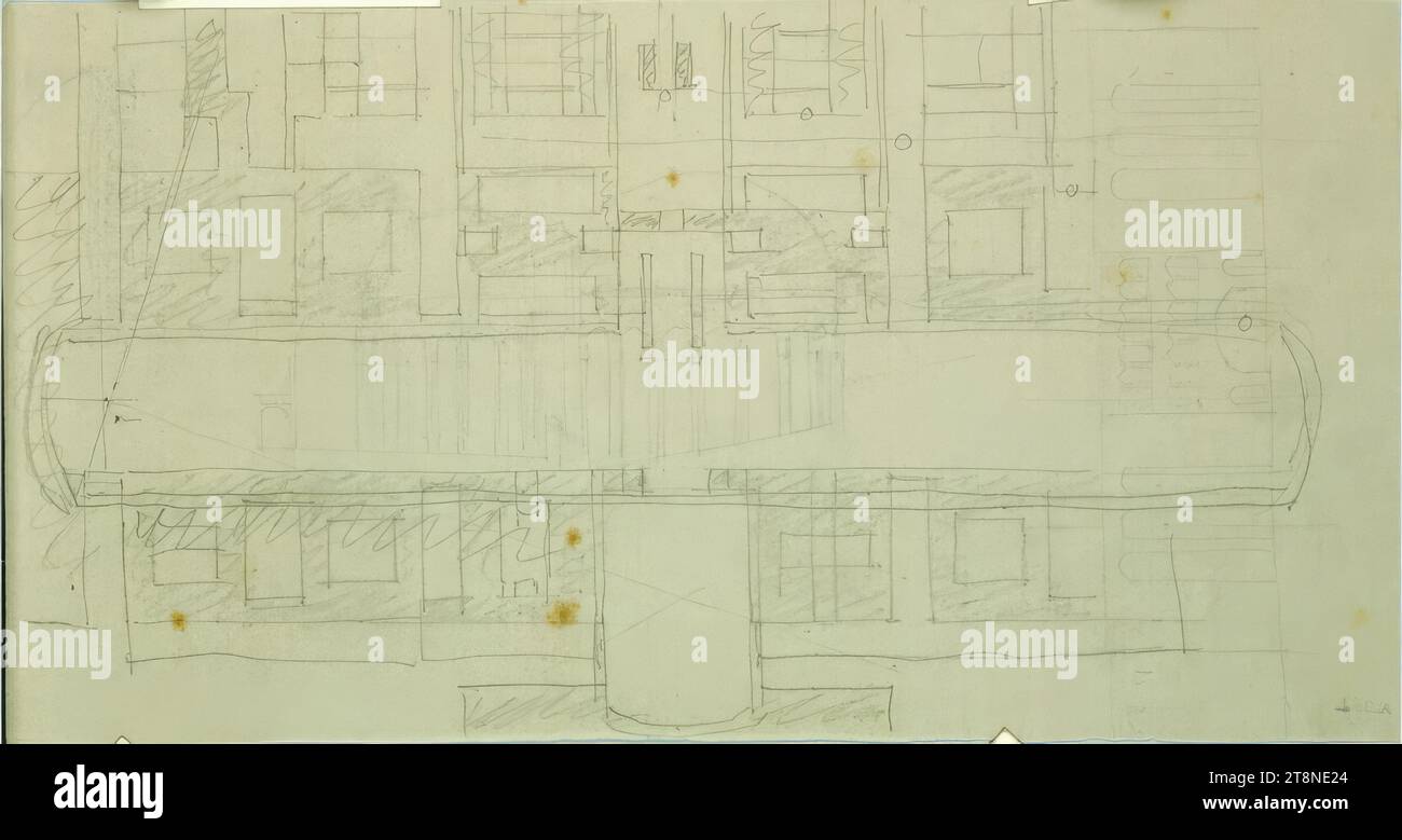 Dornach, Goetheanum, sketch for the general plan, Alfred Castelliz ...