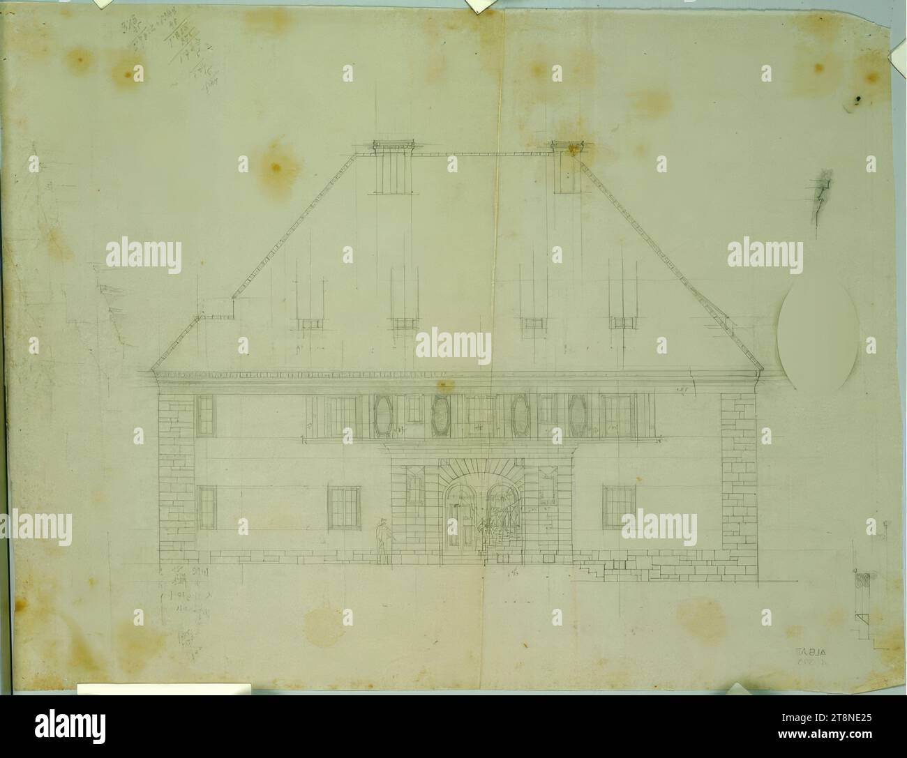 Rehberg, residential and office building Georg Grabner, elevation ...