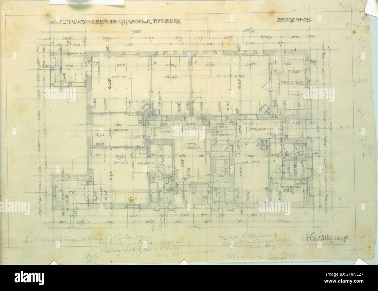 Rehberg, residential and office building Georg Grabner, ground floor ...