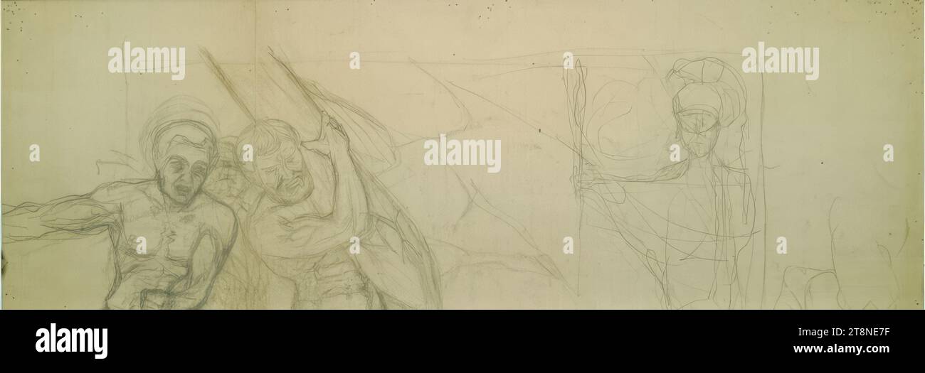 Figural scene (probably blinding Polyphemus), Alfred Castelliz (Celje ...