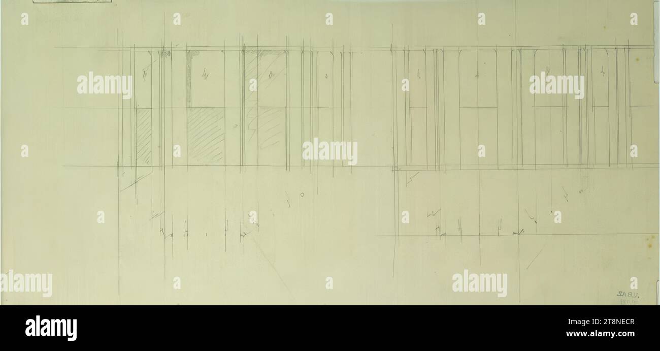 Bad Groß-Ullersdorf, Thesstal sanatorium, construction and extension to the bathing wing ...