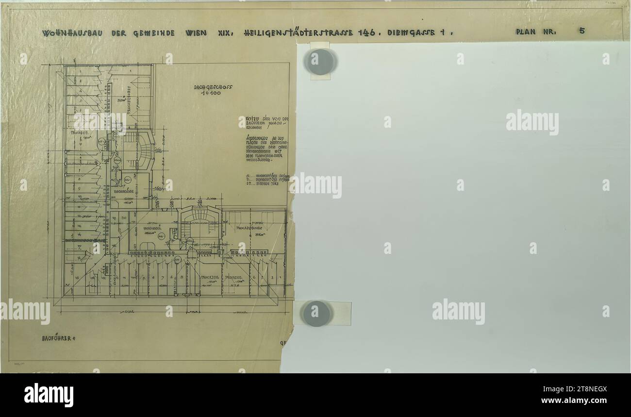 Vienna-Döbling, house Diemgasse 1, residential building of the ...