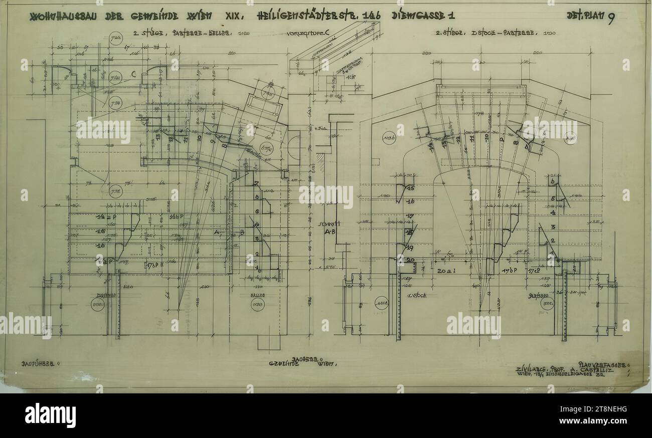 Vienna-Döbling, house Diemgasse 1, residential building of the ...