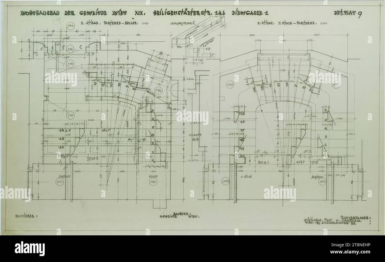 Vienna-Döbling, house Diemgasse 1, residential building of the ...