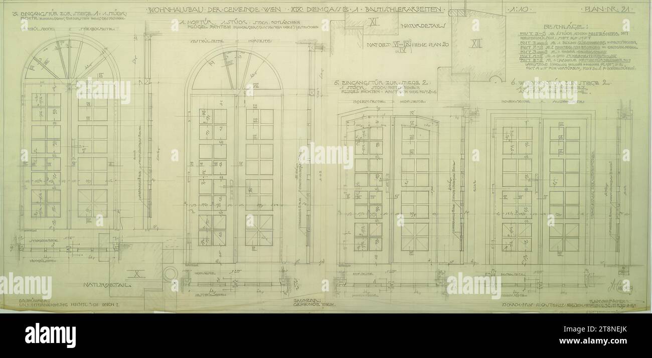 Vienna-Döbling, house Diemgasse 1, residential building of the ...