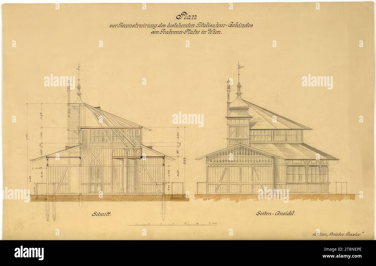 Vienna, Krieau, trotting facility, conversion project for the ...
