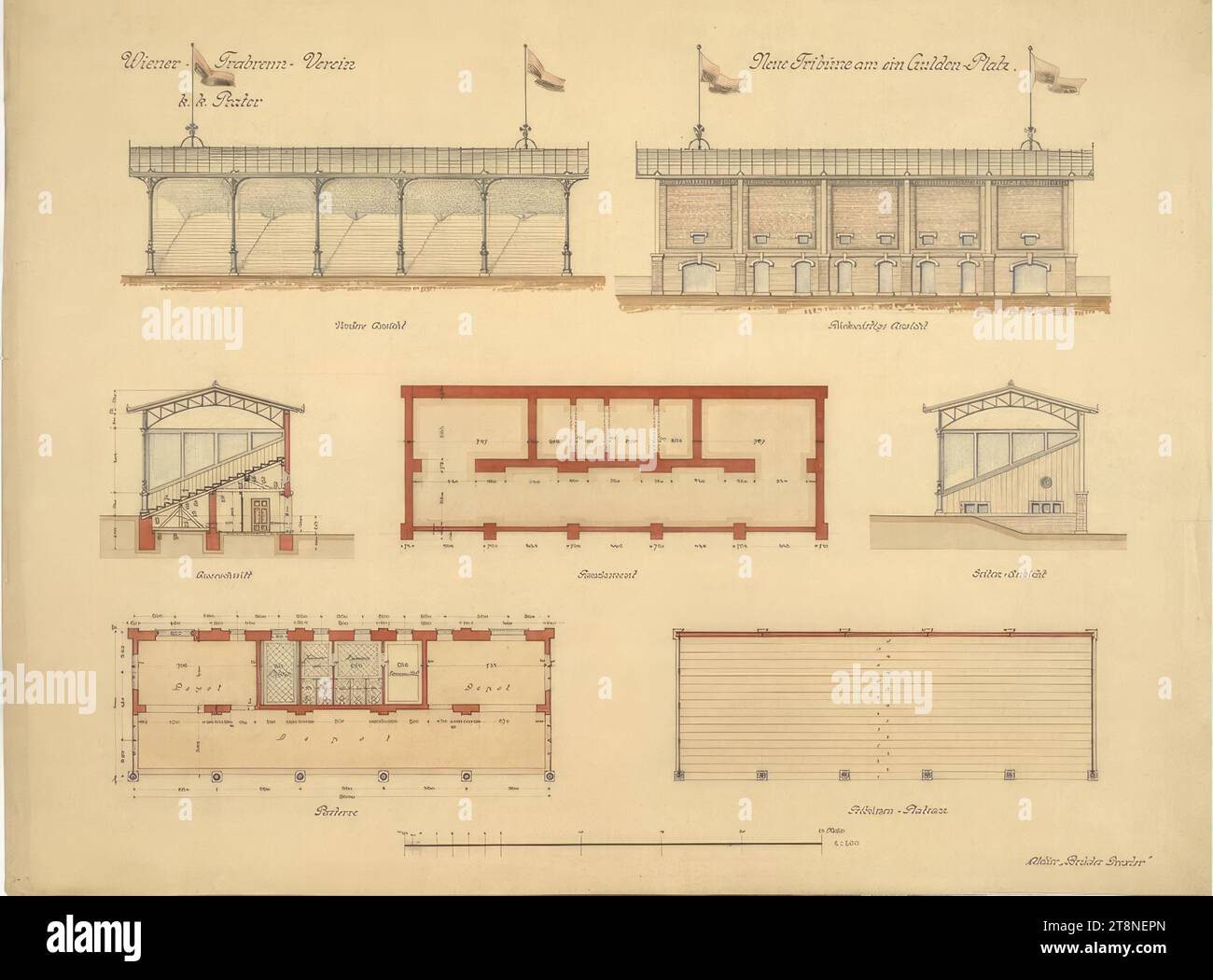 Front view rear view cross section foundation side view par hi-res ...