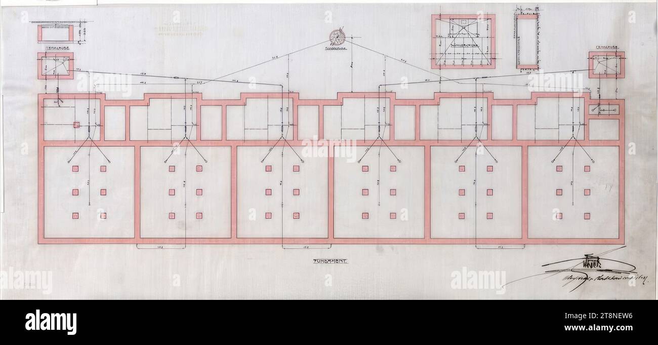 Vienna, Krieau, trotting facility, stables (54 stalls), foundation ...