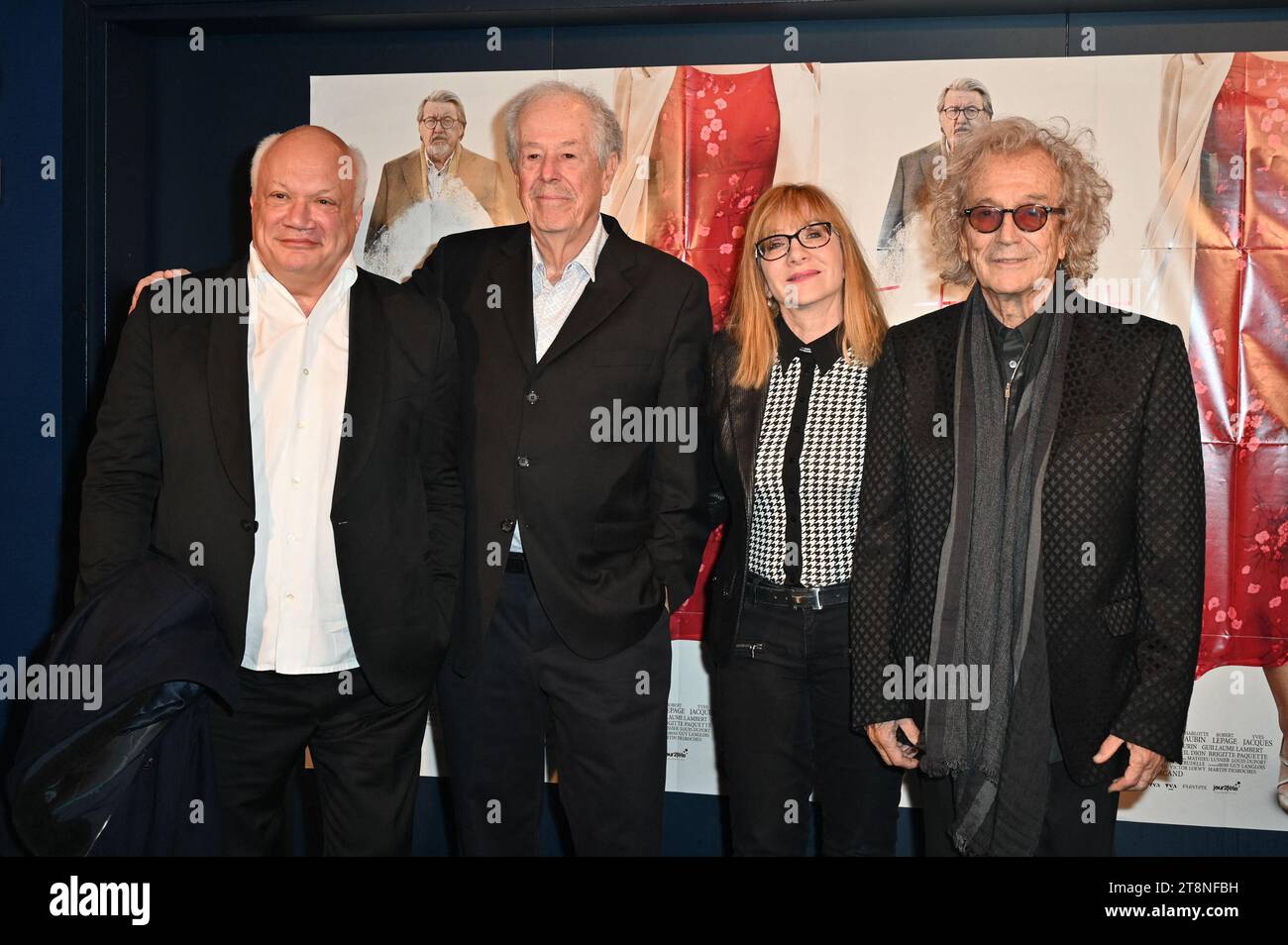 Paris, France. 20th Nov, 2023. Eric-Emmanuel Schmitt, Denys Arcand ...