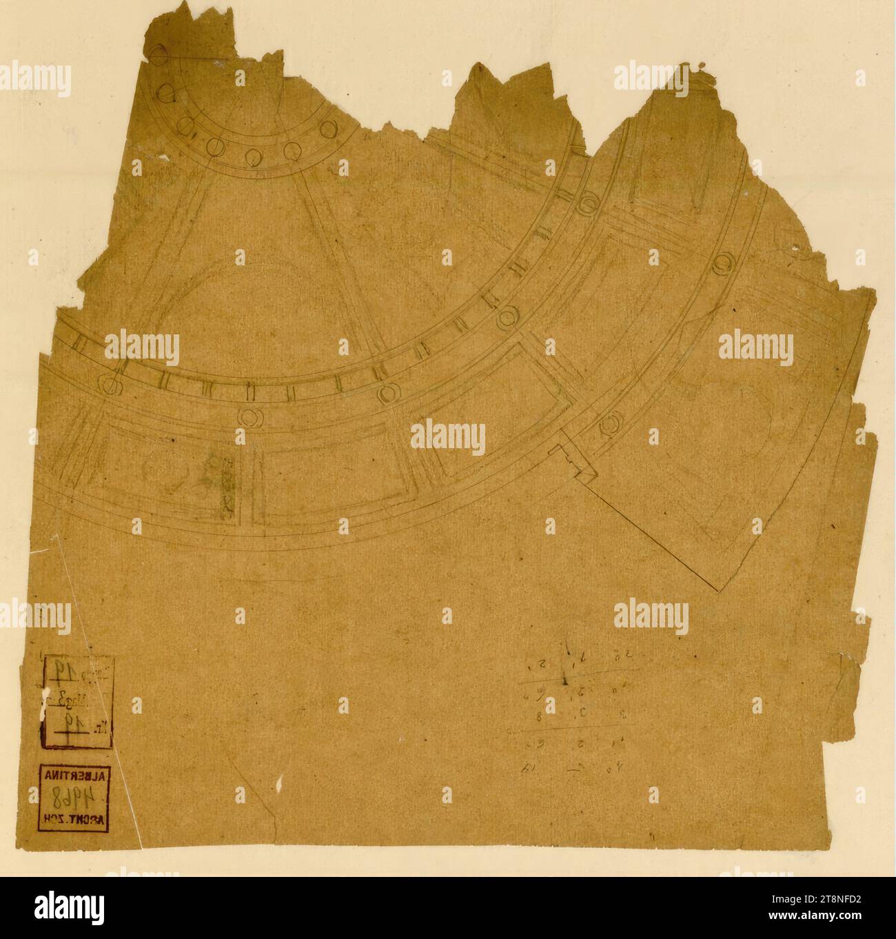 Vienna I, Burgtheater, auditorium, ceiling, Carl von Hasenauer (Vienna ...