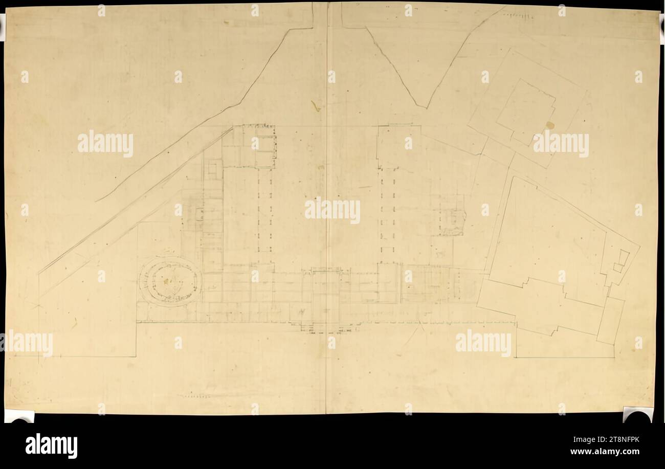 Vienna I, Hofburg, conversion and new building project, overall plan ...