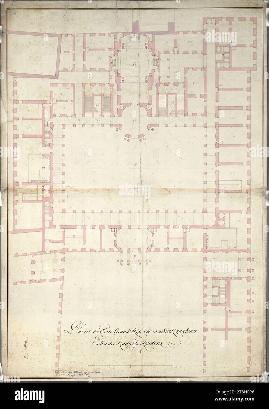 Vienna I, Hofburg, conversion and new building project, project for the ...
