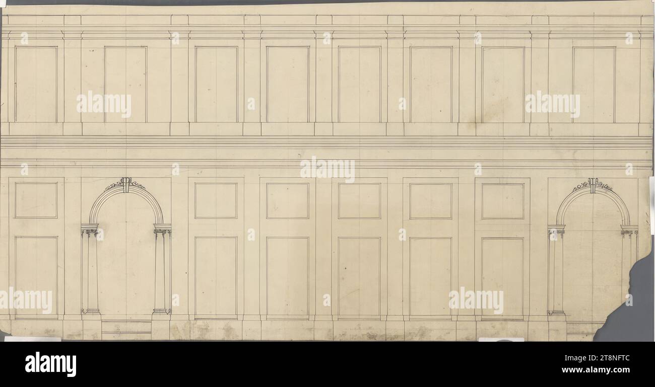 Vienna I, Hofburg, conversion and new building project, facade ...