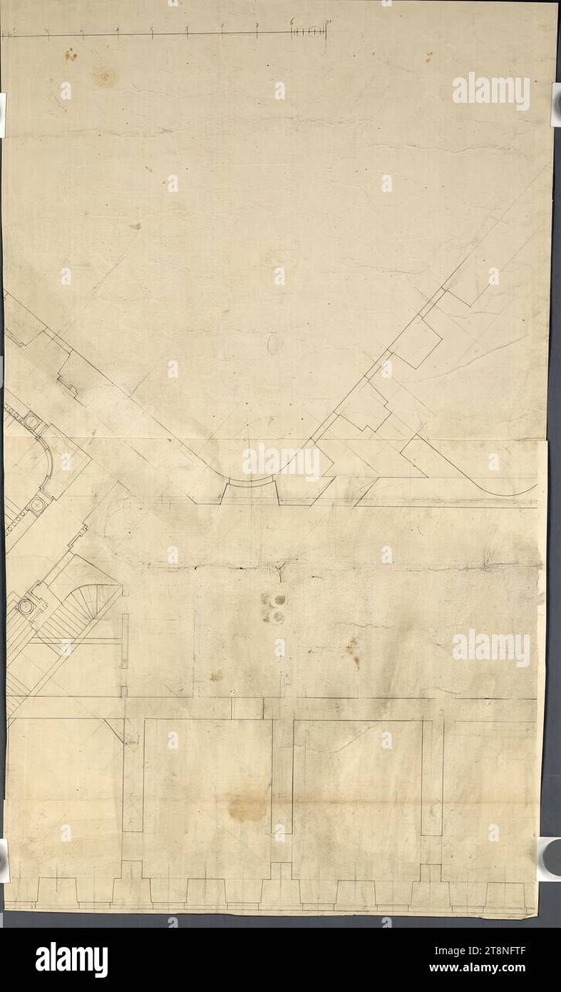 Vienna I, Hofburg, conversion and new building project, detailed floor ...