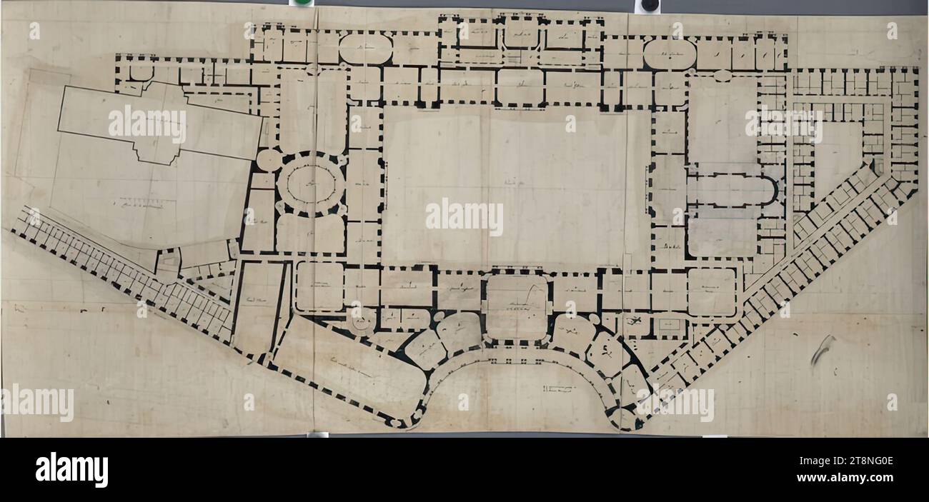 Vienna I, Hofburg, conversion and new building project, overall plan ...