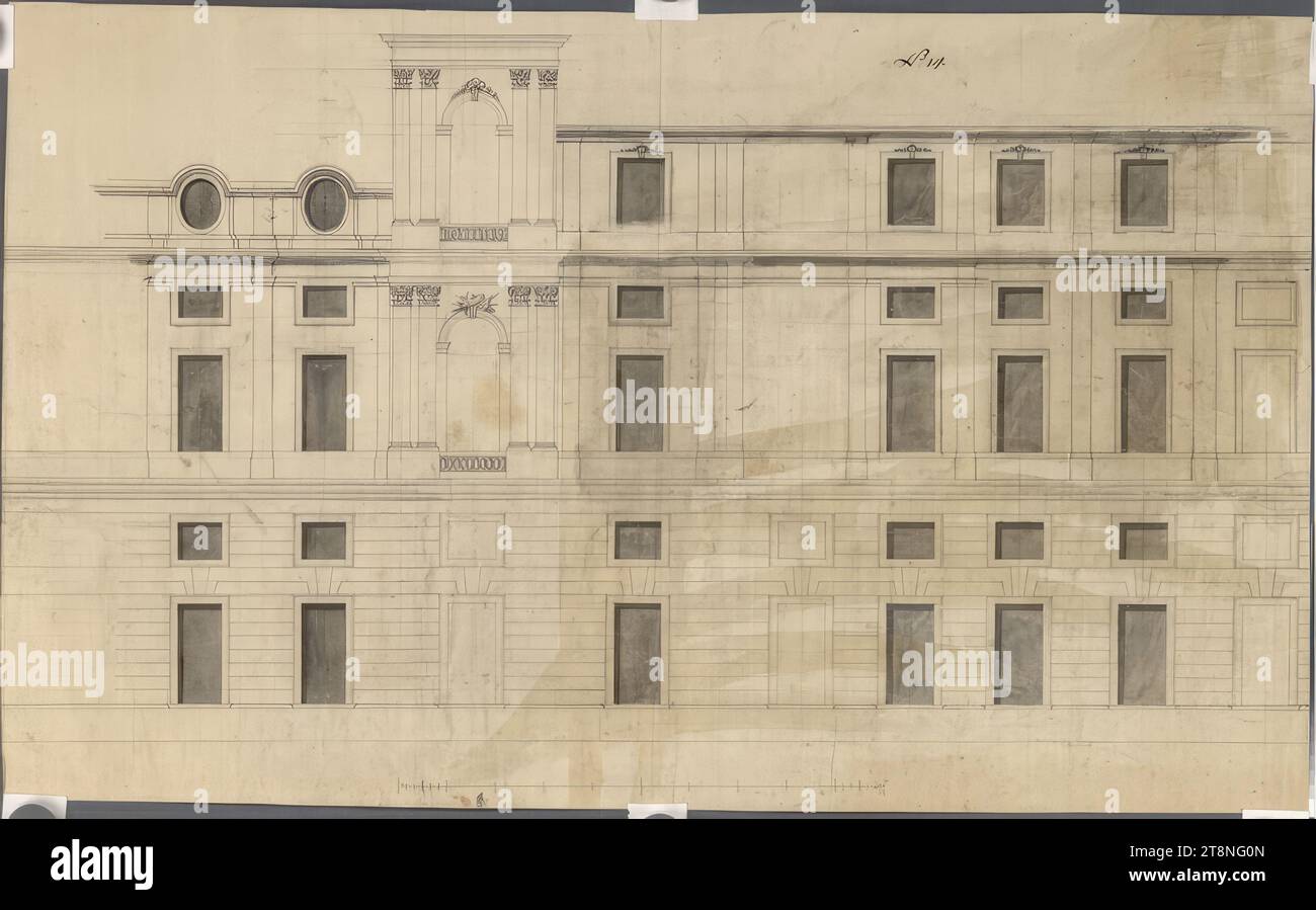 Vienna I, Hofburg, conversion and new building project, facade ...