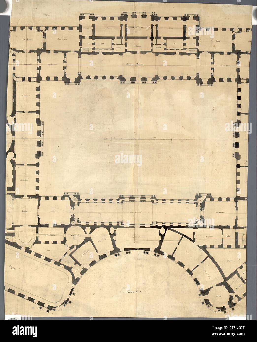 Vienna I, Hofburg, conversion and new building project, inner courtyard ...