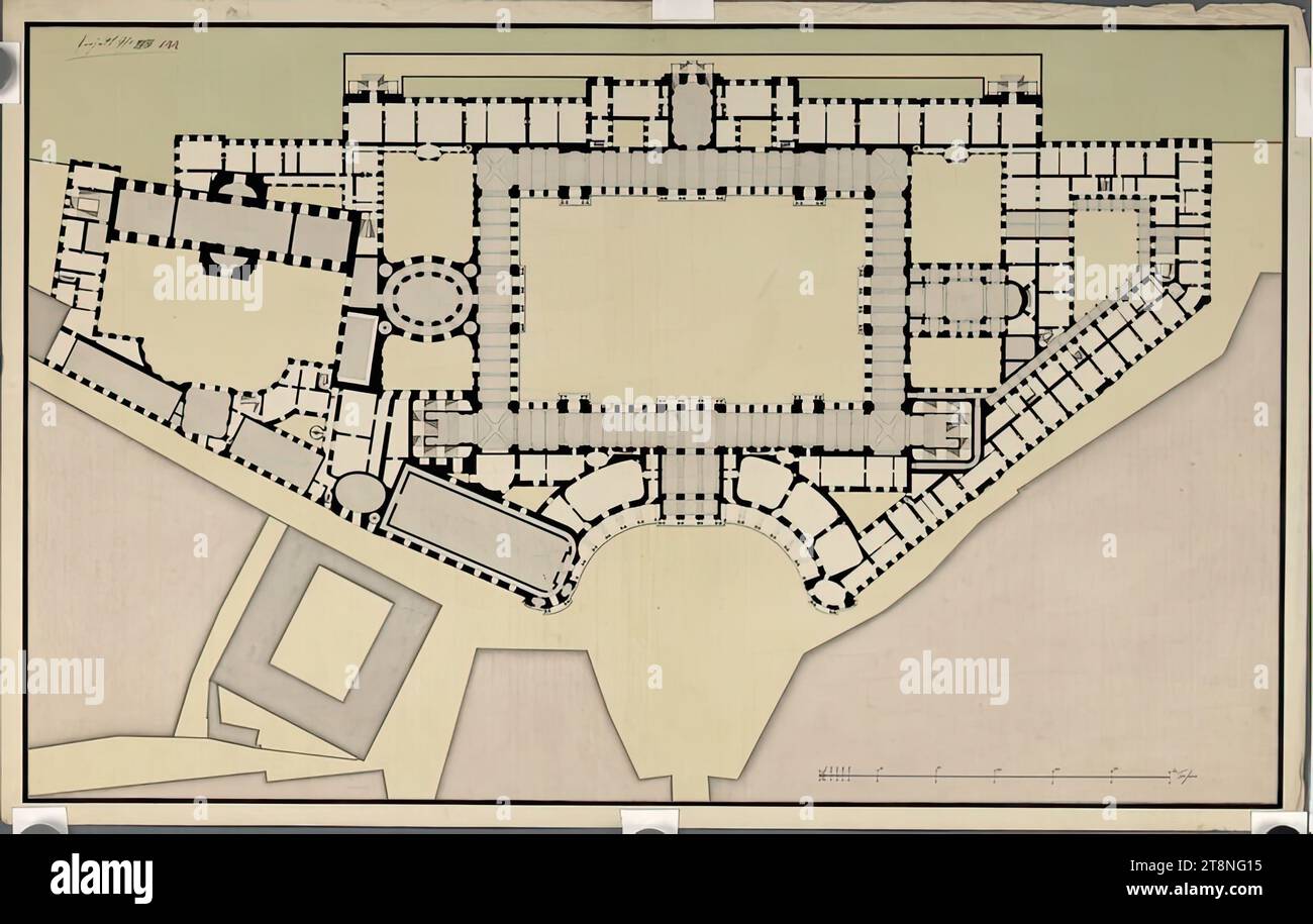 Vienna I, Hofburg, conversion and new building project, overall plan ...