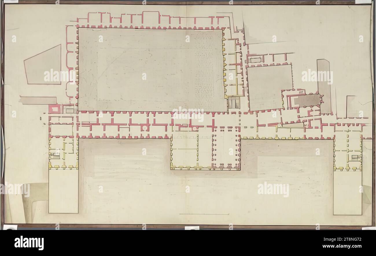 Vienna I, Hofburg, conversion and new building project, suburban facade ...