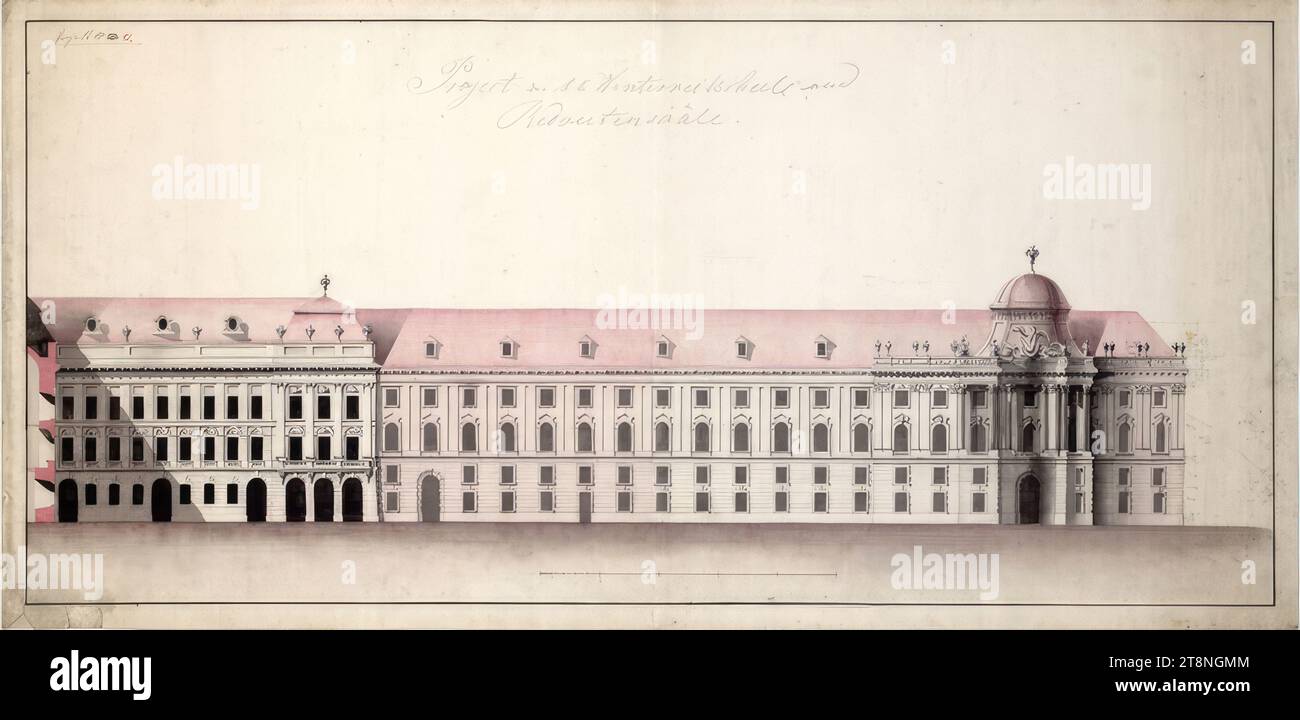 Vienna I, Hofburg, Winter Riding School, Redoutensaal wing, conversion ...