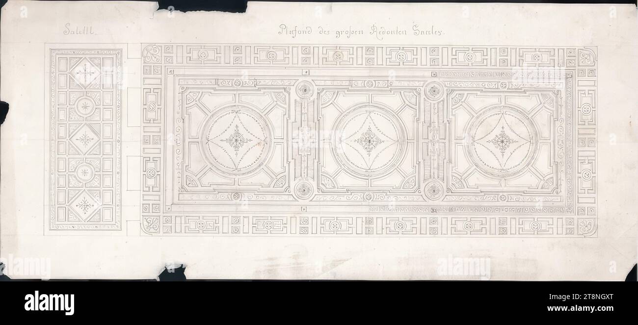 Vienna I, Hofburg, Redoutensaal wing, large Redoutensaal, project for ...