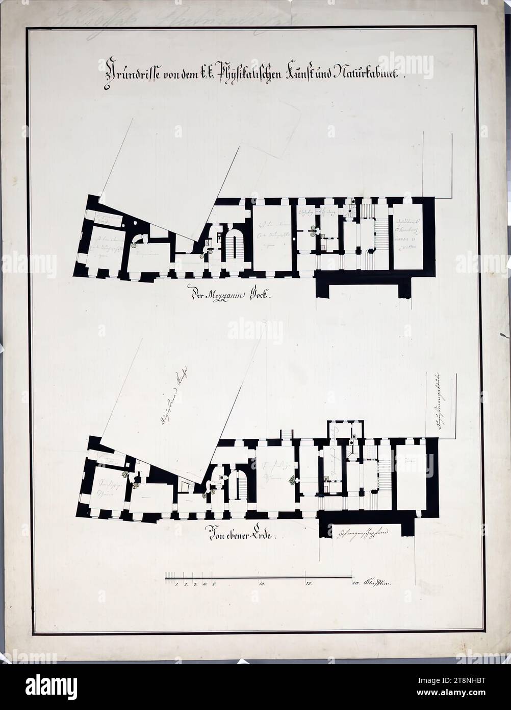 Vienna I, Hofburg, Augustinertrakt, physical cabinet, ground floor and ...